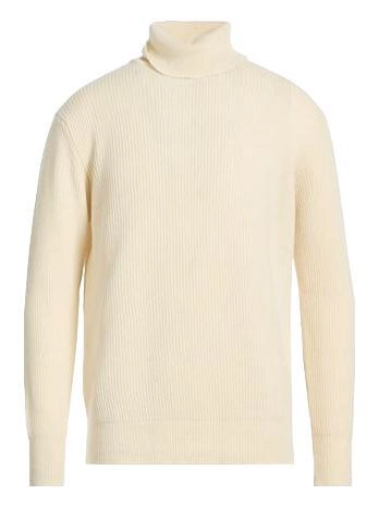 ARAGONA Cashmere Turtleneck - Cream