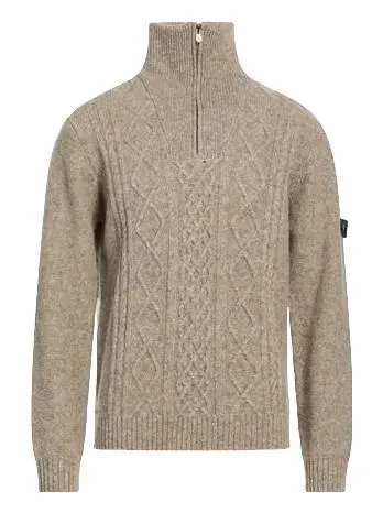 Peuterey Light Virgin Wool Half-zip Sweater - Grey