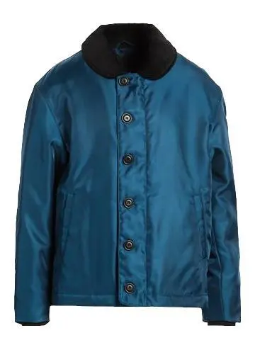 SPIEWAK Puffer Jacket With Corduroy Trims - Blue