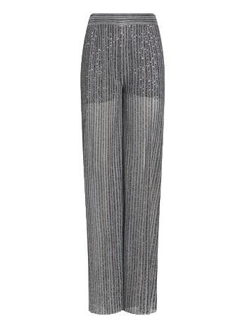 Missoni Viscose, Polyamide, Metallic Fiber Pants - Grey