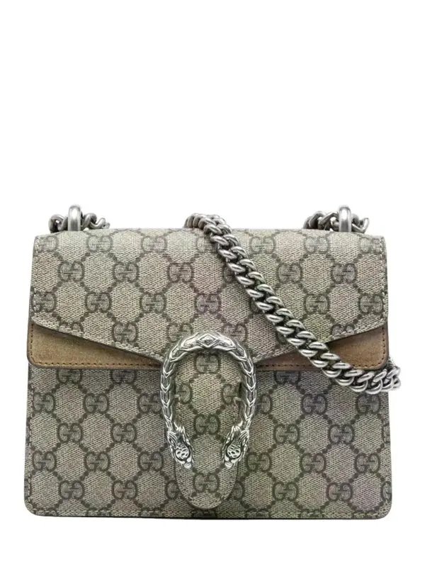 Gucci Gg Supreme Dionysus Crossbody Bag - Neutrals