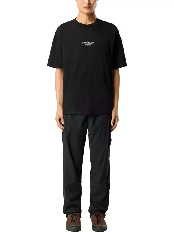 Stone Island Archivio Graphic-print T-shirt - Black