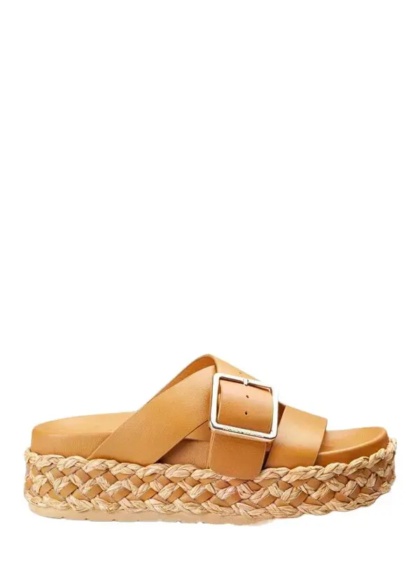 PALOMA BARCELO Vienna Calidis Buckle-detail Sandals - Neutrals