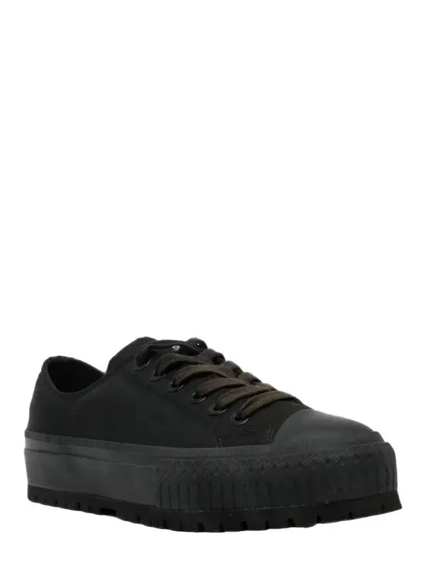 Yohji Yamamoto Low-top Sneakers With Lace-up Fastening - Black