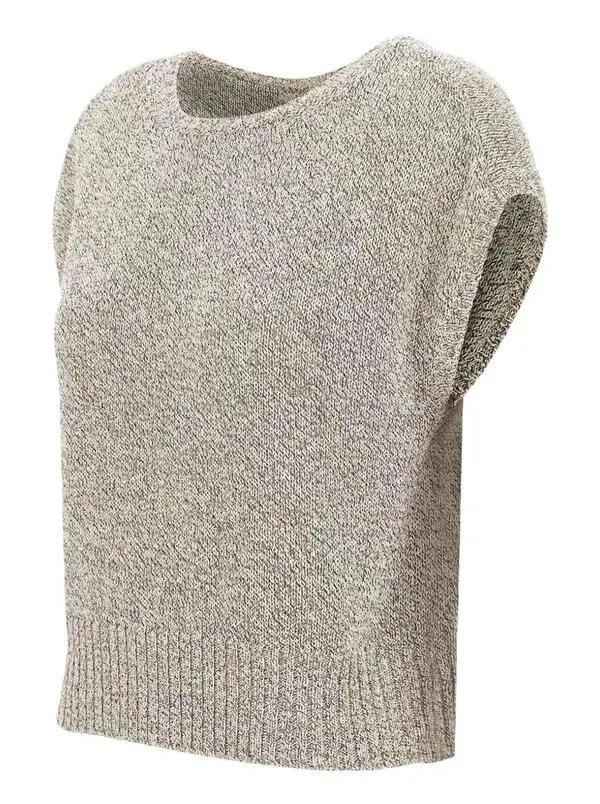 KANGRA Sequin Embellished Open-back Sweater - Neutrals