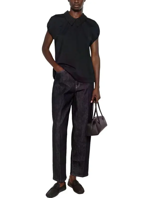 Fabiana Filippi Contrast Stitch Jeans - Blue