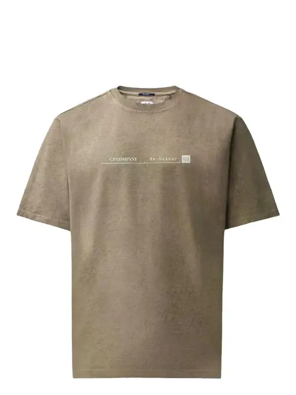 C.P. COMPANY Logo-print T-shirt - Brown