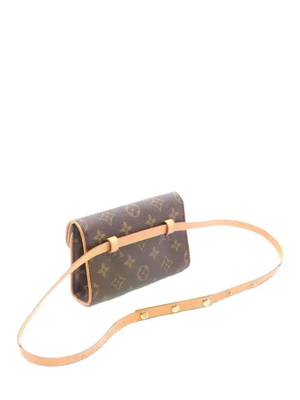 LOUIS VUITTON 2002 Pochette Florentine Belt Bag - Brown
