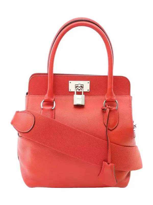 Hermès Toolbox Two-way Handbag - Red