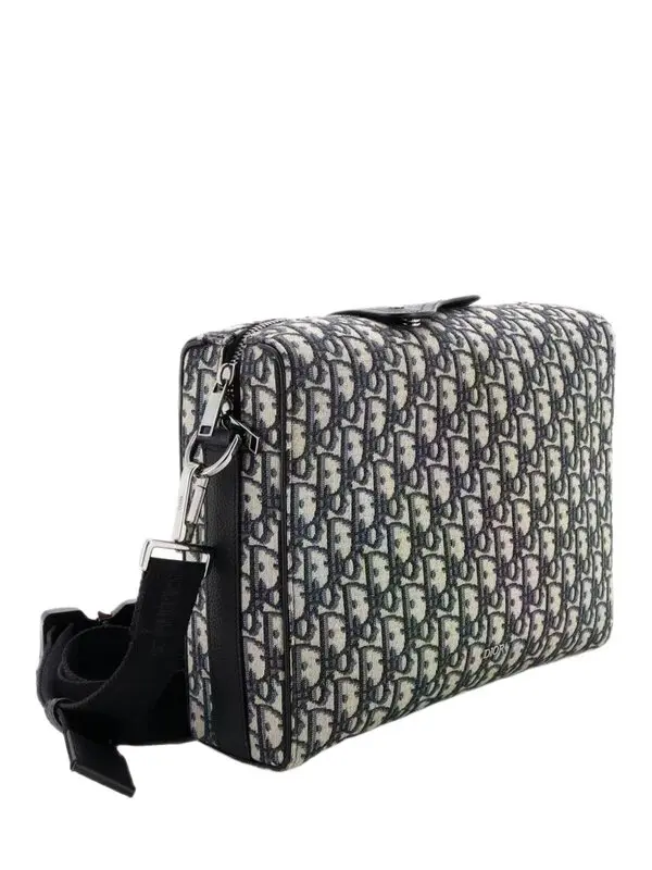 Dior Oblique Canvas Messenger Bag - Blue