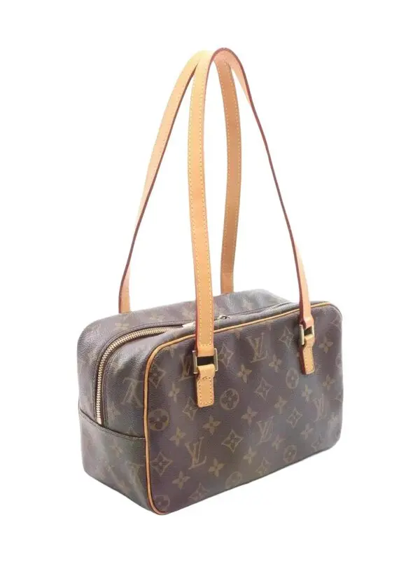 LOUIS VUITTON 2004 Cite Mm Monogram Canvas Tote Bag - Brown