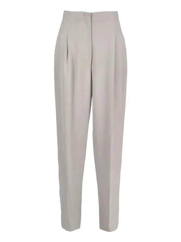 Giorgio Armani Pleated Waist Trousers - Grey