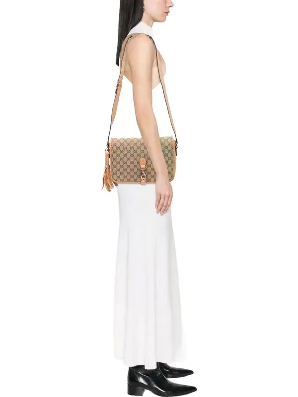 Gucci Gg Canvas Marrakech Crossbody Bag - Neutrals