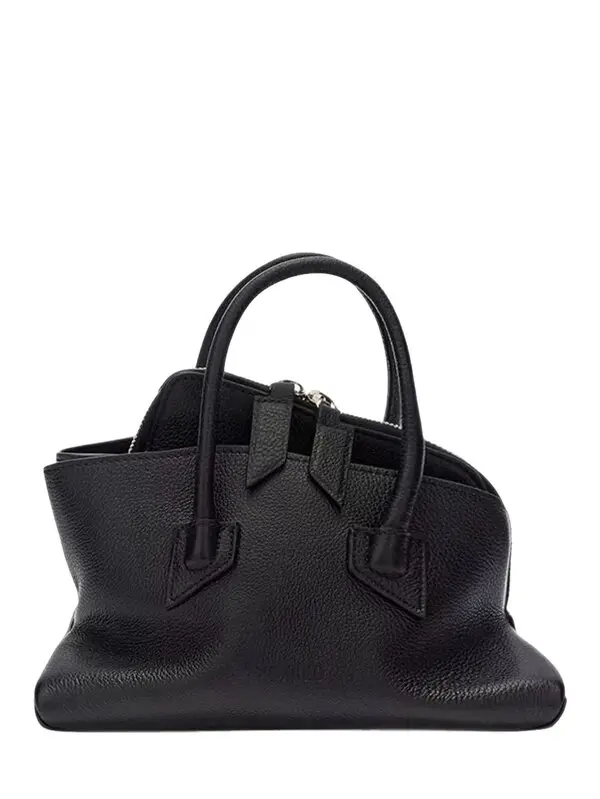 Attico La Passeggiata Mini Top Handle Bag - Black