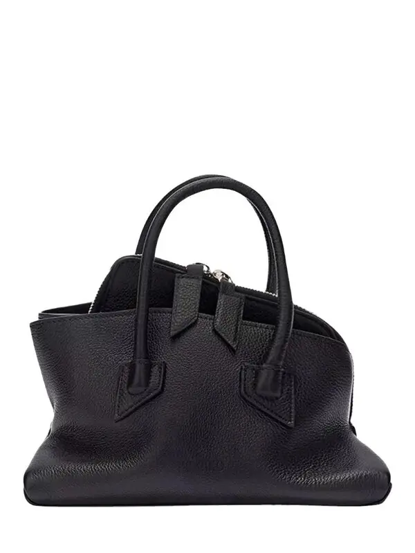 Attico La Passeggiata Mini Top Handle Bag - Black