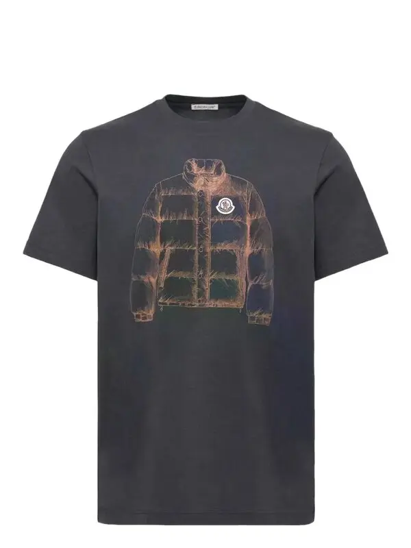 Moncler Graphic-print T-shirt - Blue
