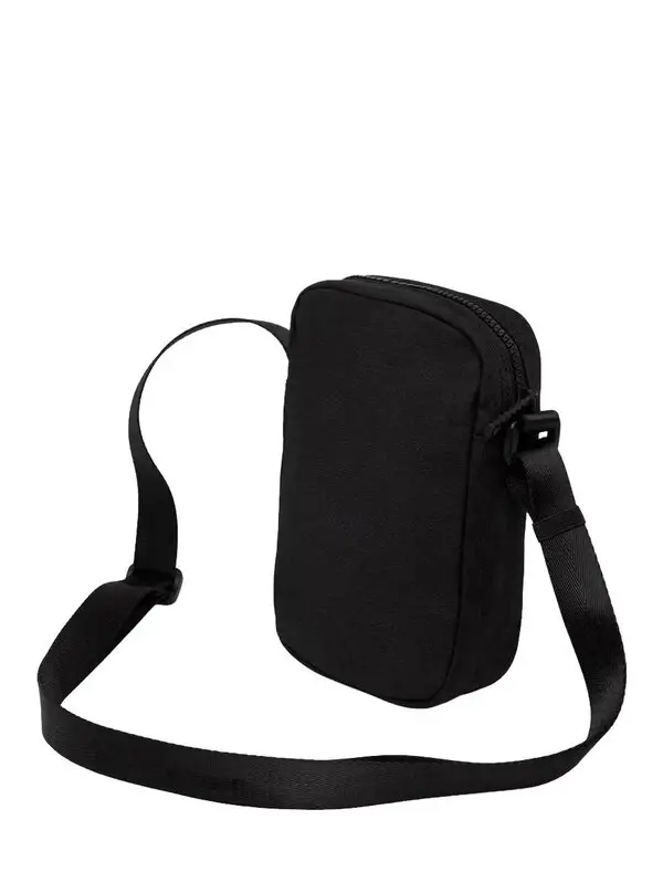 EA7 Logo Print Mesh Panel Belt Bag - Black