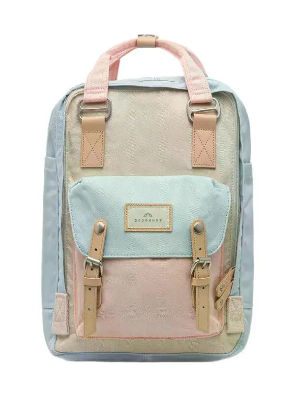 DOUGHNUT Macaroon Buckled Backpack - Neutrals