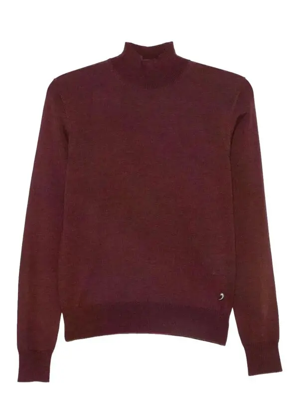 Etro Turtleneck Long-sleeve Sweater - Red