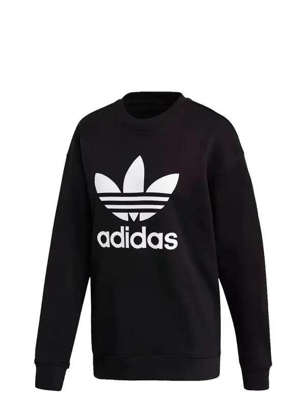 Adidas Trefoil Logo Sweatshirt - Black