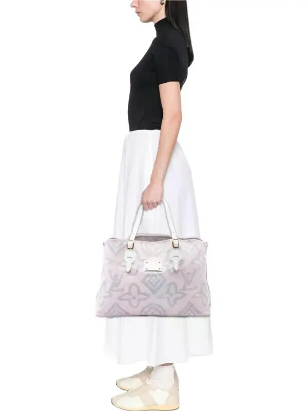 LOUIS VUITTON Monogram Canvas Cabas Gm Tote Bag - Pink