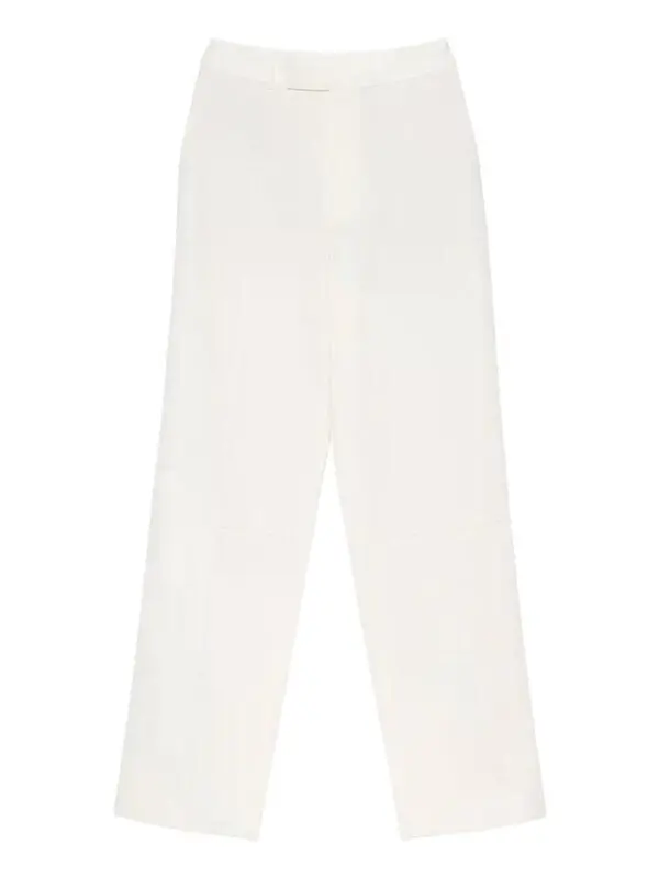 RÓHE Tailored Trousers With Seam Detail - Neutrals