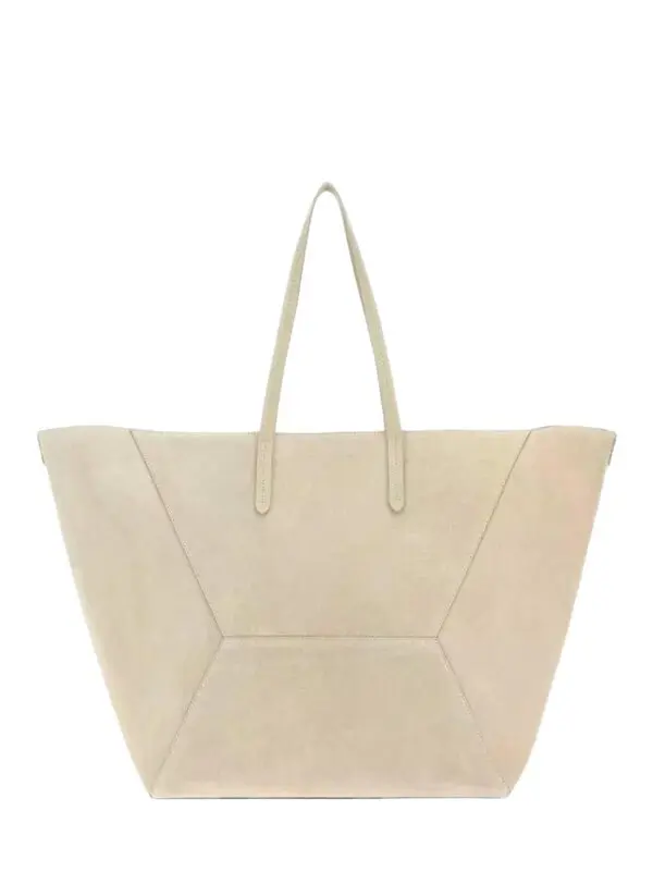 Brunello Cucinelli Suede Tote Bag - Neutrals