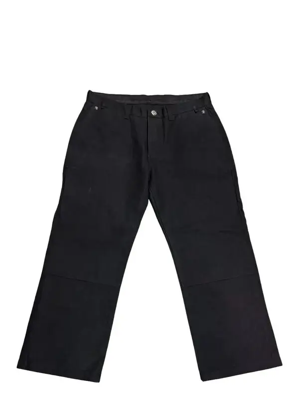 Chrome Hearts Cross Patch Double-knee Jeans - Black