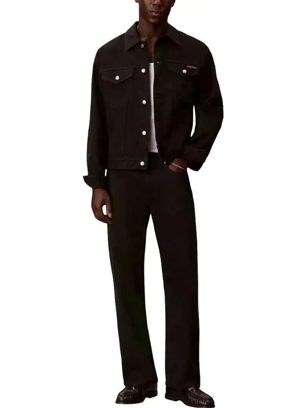 Calvin Klein Patch Denim Jacket - Black