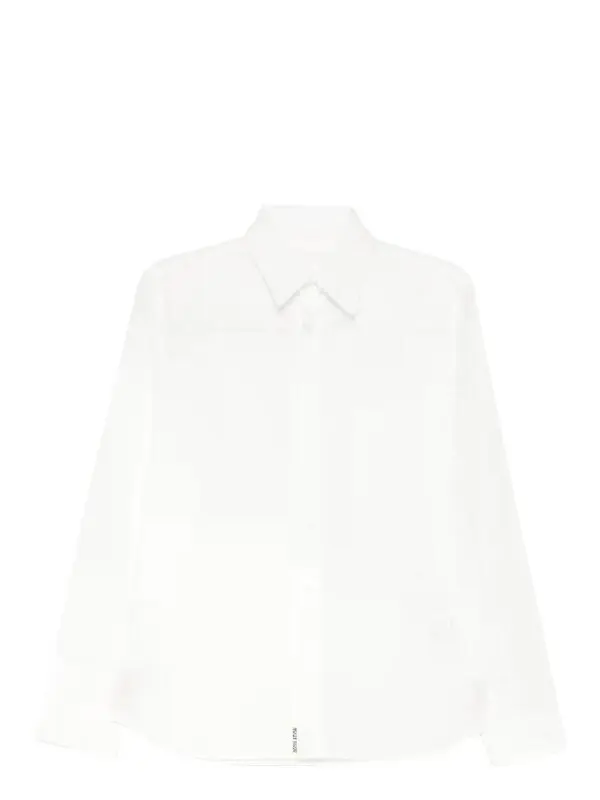 Yohji Yamamoto Detachable Collar Patch Pocket Shirt - Black