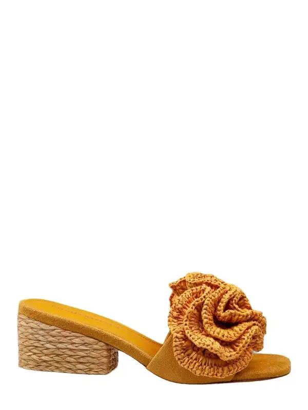 PALOMA BARCELO Polly Heeled Sandals - Yellow