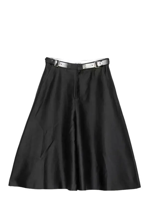 Dice Kayek Belted Wide-leg Culotte Trousers - Black