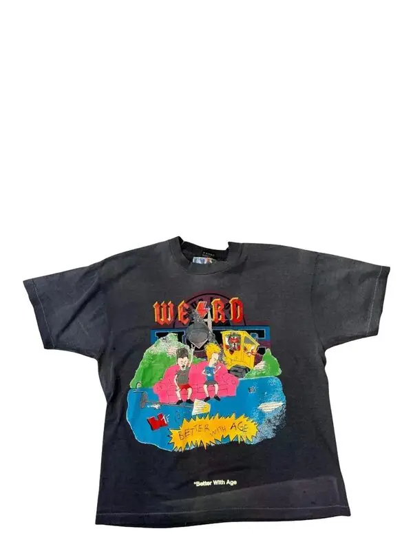 BETTER WITH AGE Graphic-print T-shirt - Grey