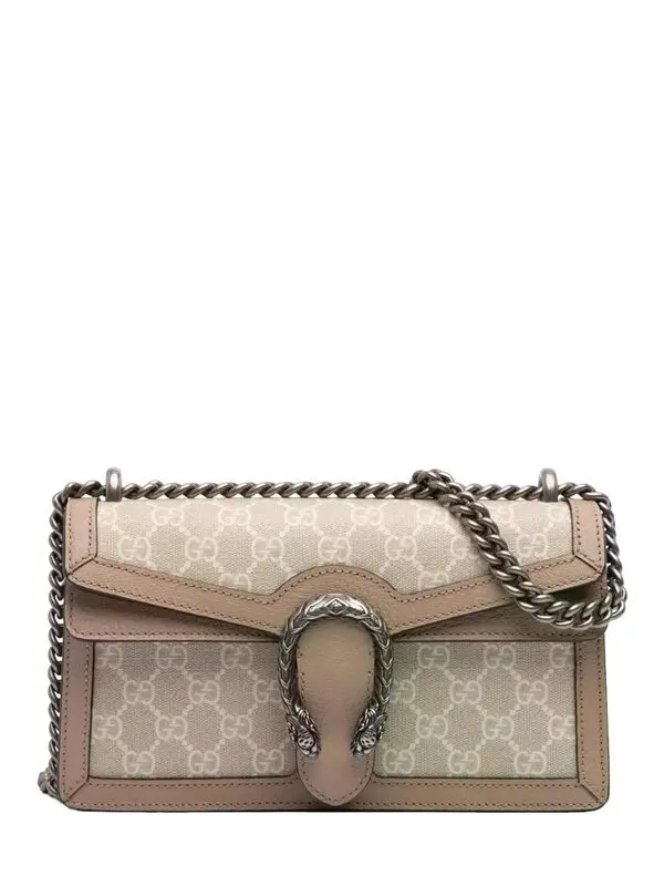 Gucci Medium Gg Supreme Dionysus Crossbody Bag - Neutrals