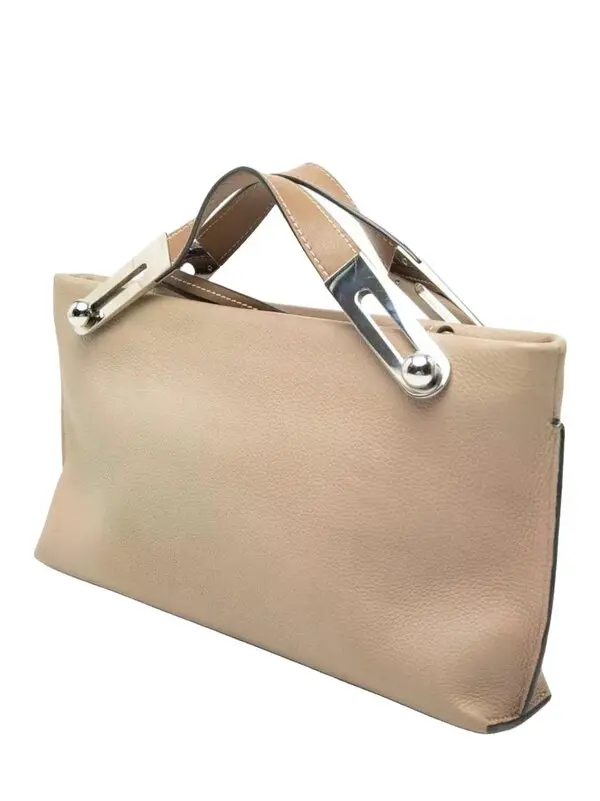 Loewe Small Grained Calfskin Missy Satchel - Neutrals