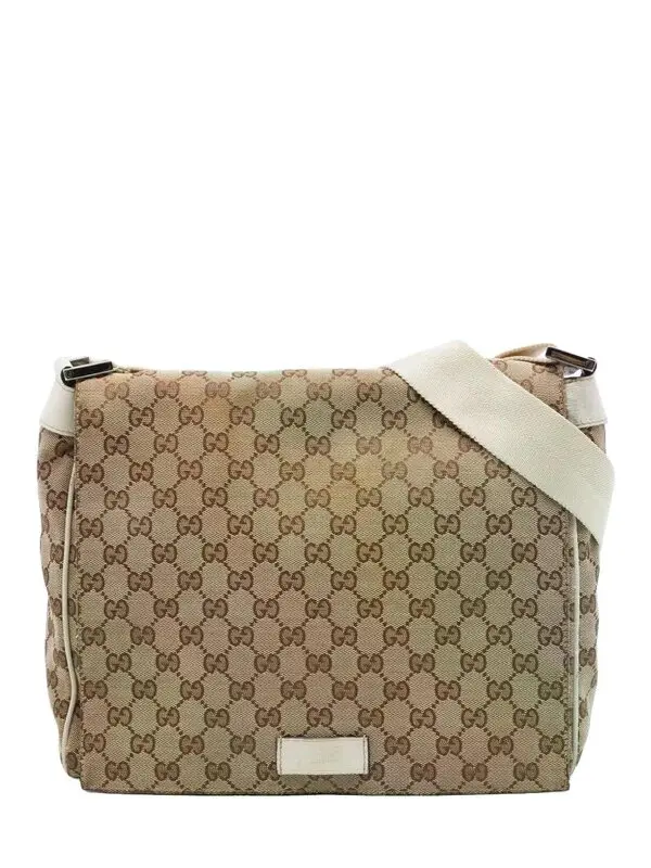 Gucci Gg Canvas Crossbody Bag - Neutrals
