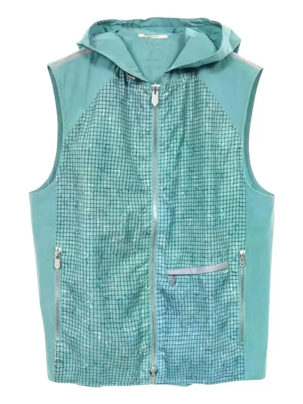 Hermès Hooded Reversible Gilet - Blue