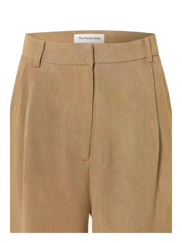 THE FRANKIE SHOP Marfa Pleated Shorts - Neutrals