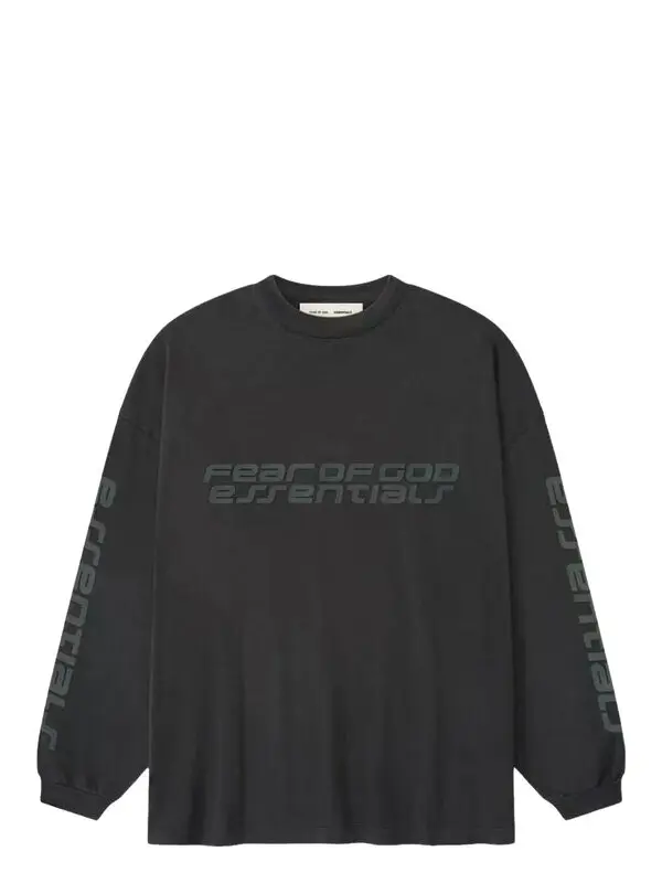 Fear Of God 90' Logo-print Long-sleeve T-shirt - Black