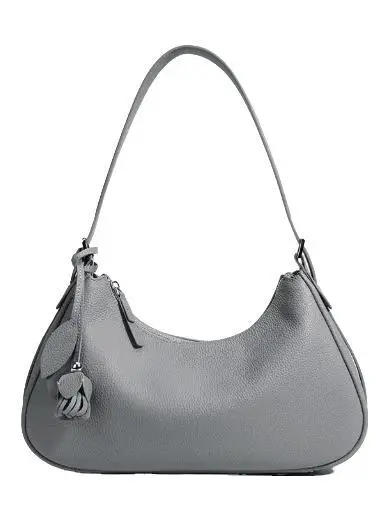 PRENELOVE Gaspe Genuine Leather Handbag - Grey