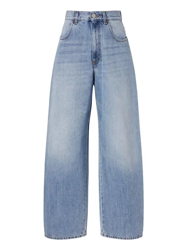 RÓHE Barrel-leg Jeans - Blue