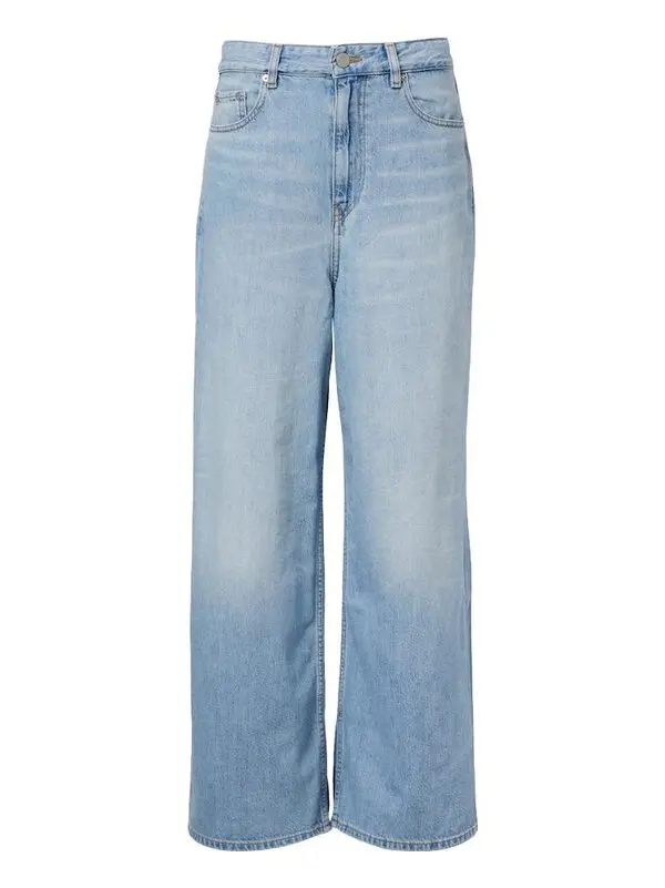 GANNI Marri Wide-leg Jeans In Light Vintage - Blue