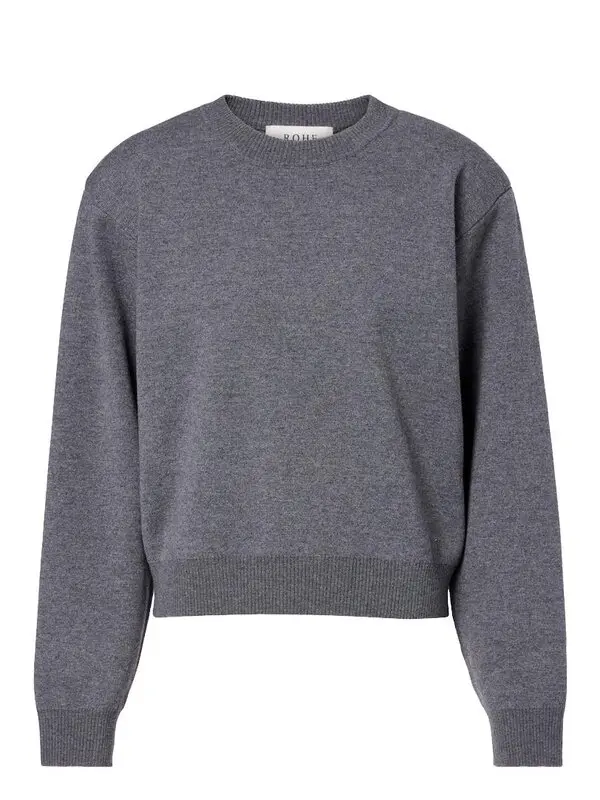 RÓHE Wool And Cashmere-blend Sweater - Grey