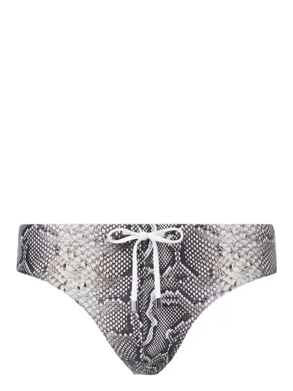 TOM FORD Snake-print Swim Briefs - Multicoloured