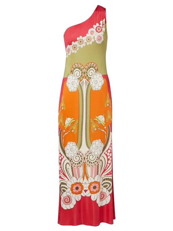 La DoubleJ Clingy Roy Printed Maxi Dress - Multicoloured