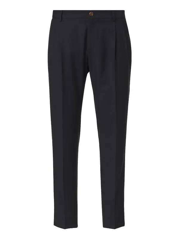 Dolce & Gabbana Virgin Wool Suit Pants - Blue