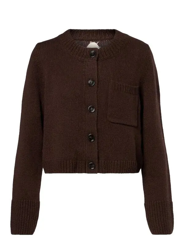 Jardin Des Orangers Wool And Cashmere Cardigan - Brown