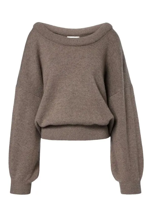 LISA YANG Doria Cashmere Sweater - Grey