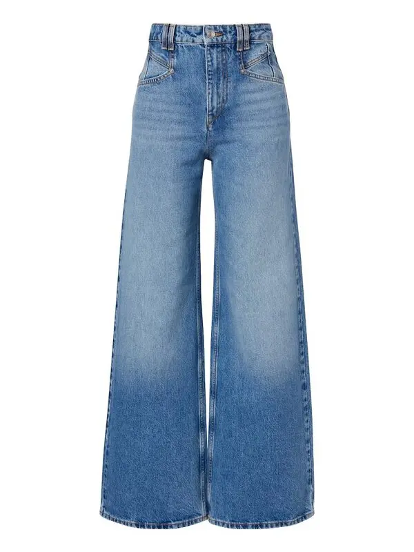 Isabel Marant Étoile Lemony Wide-leg Jeans - Blue