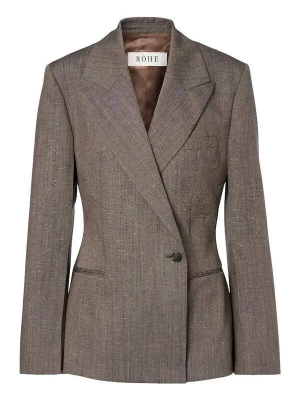 RÓHE Wool-blend Blazer - Grey
